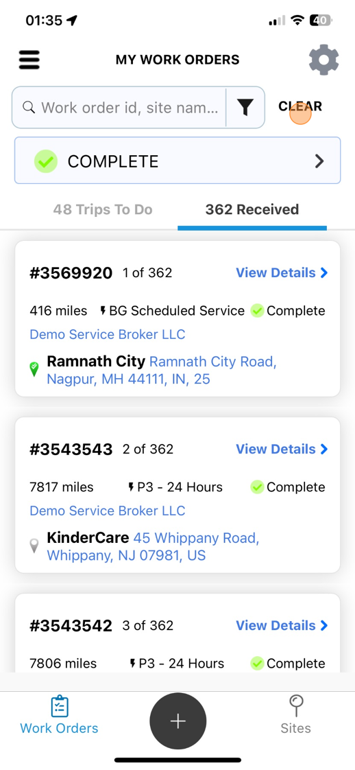 How Vendors Can View Work Orders In Mobile App