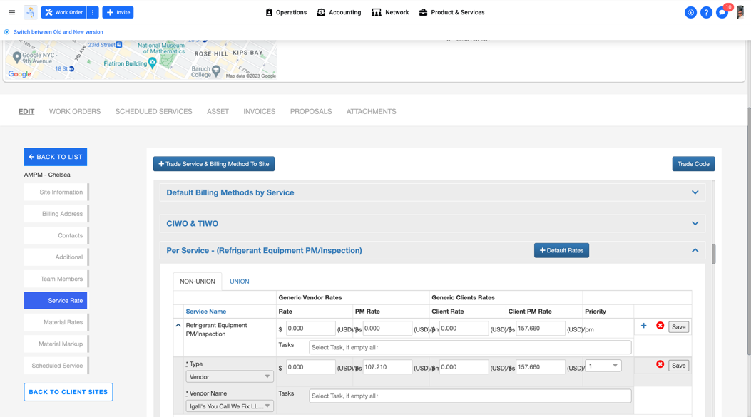 How to Update Vendor and Vendor Rates to Existing Scheduled Service ...